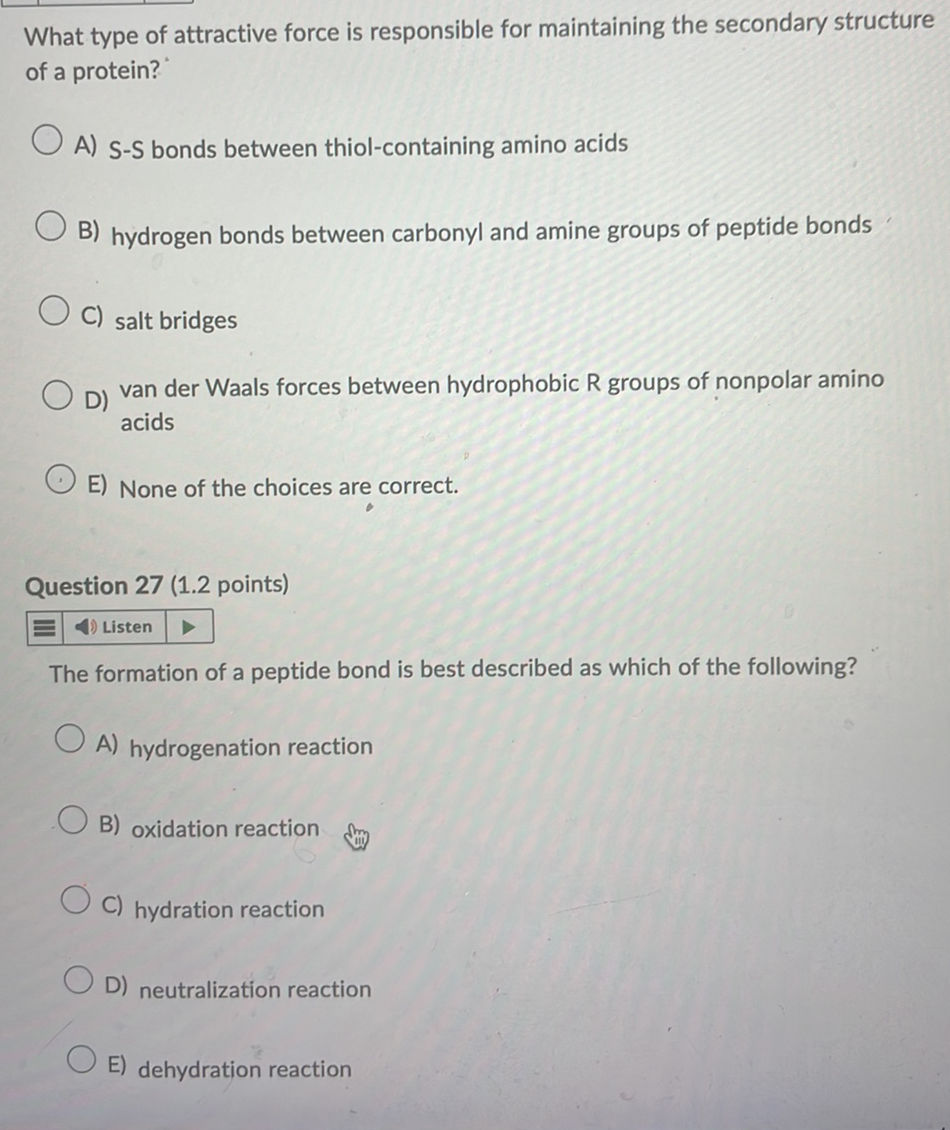 What type of attractive force is responsible | StudyX
