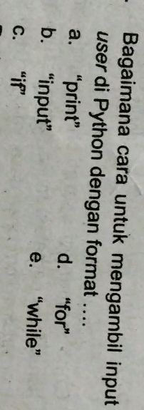 Bagaimana cara untuk mengambil input user di | StudyX