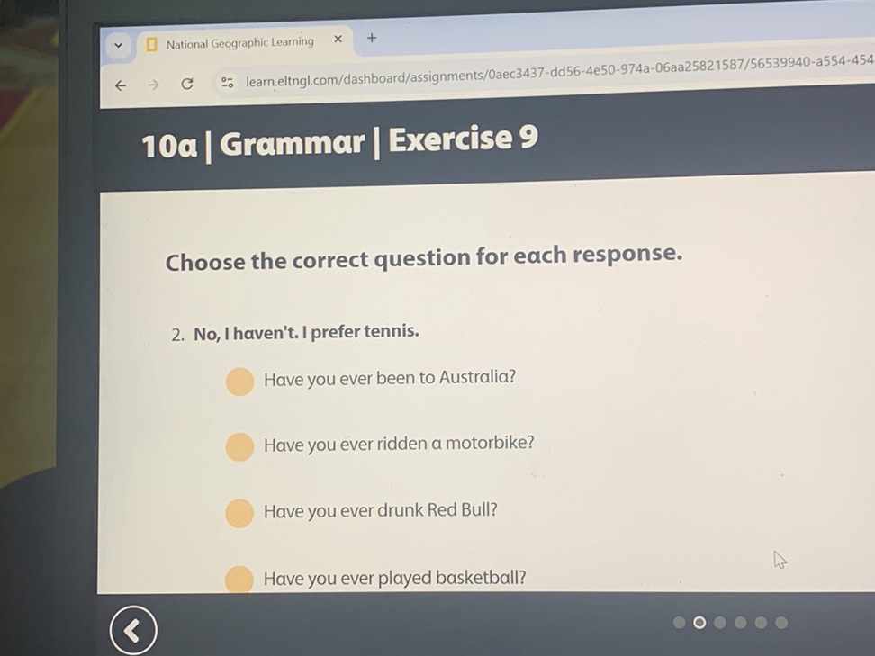Choose the correct question for each | StudyX