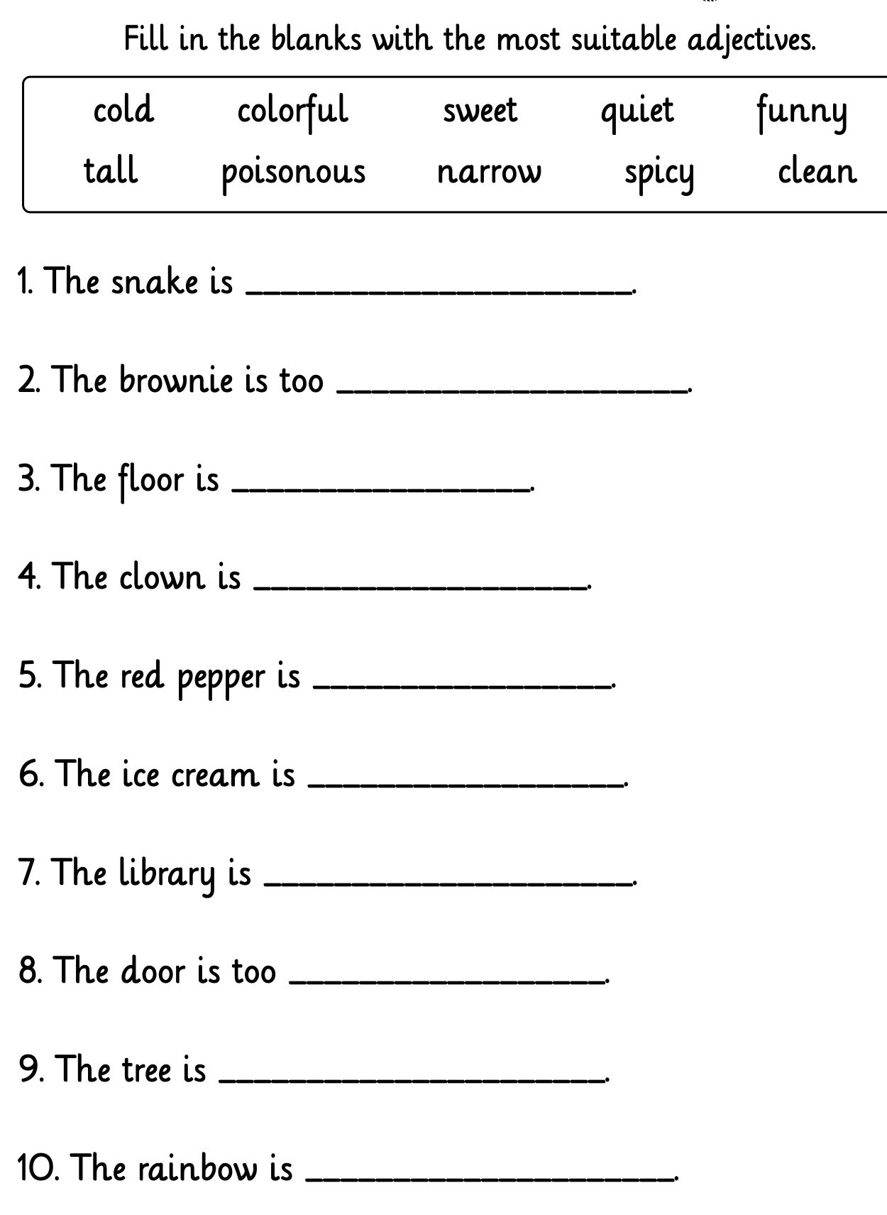 Fill in the blanks with the most suitable | StudyX
