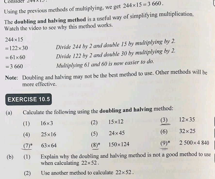 (a) Calculate the following using the | StudyX