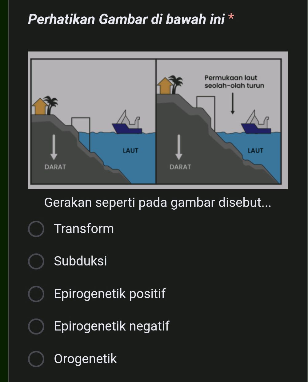 Perhatikan Gambar di bawah ini * Gerakan | StudyX