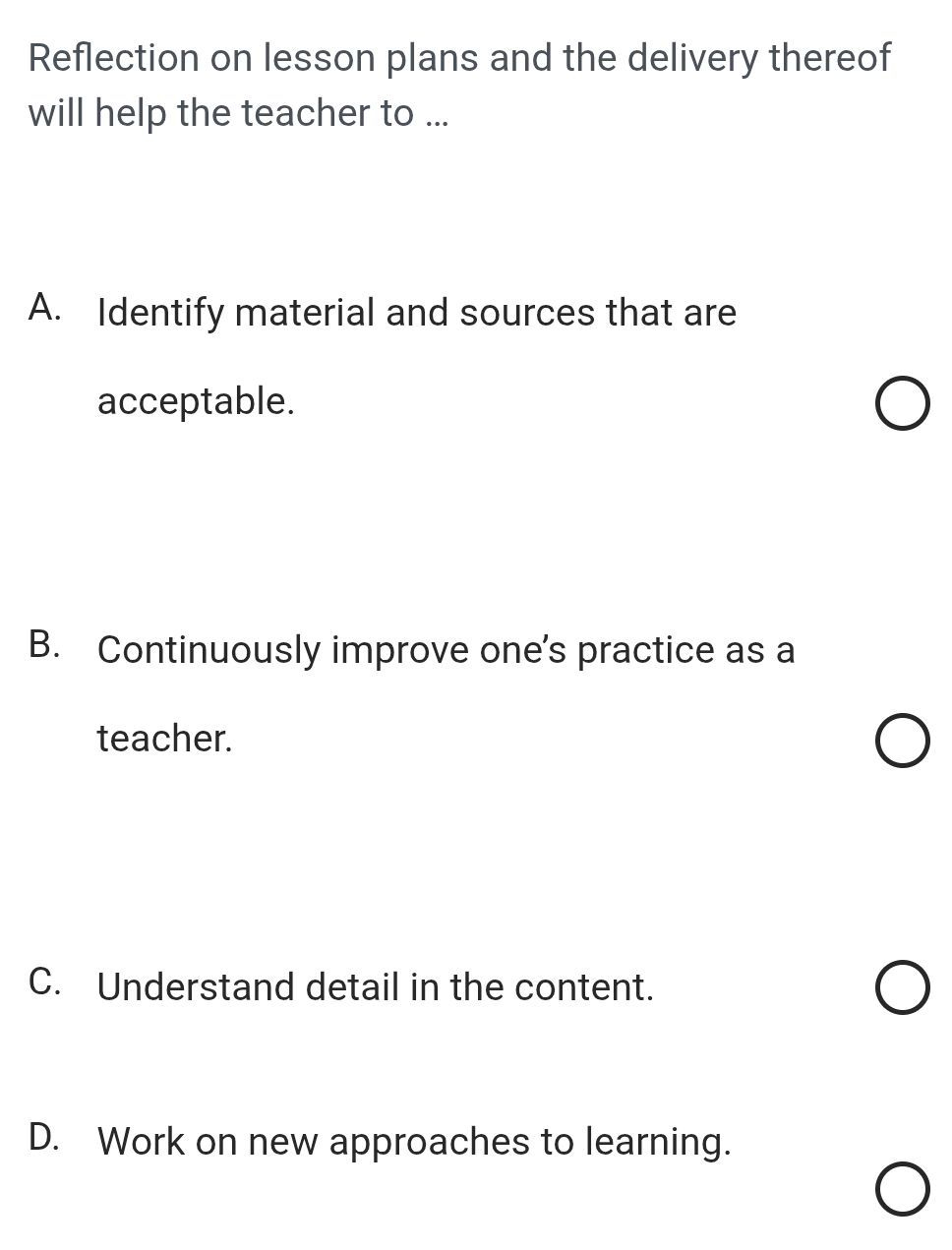 Reflection on lesson plans and the delivery | StudyX