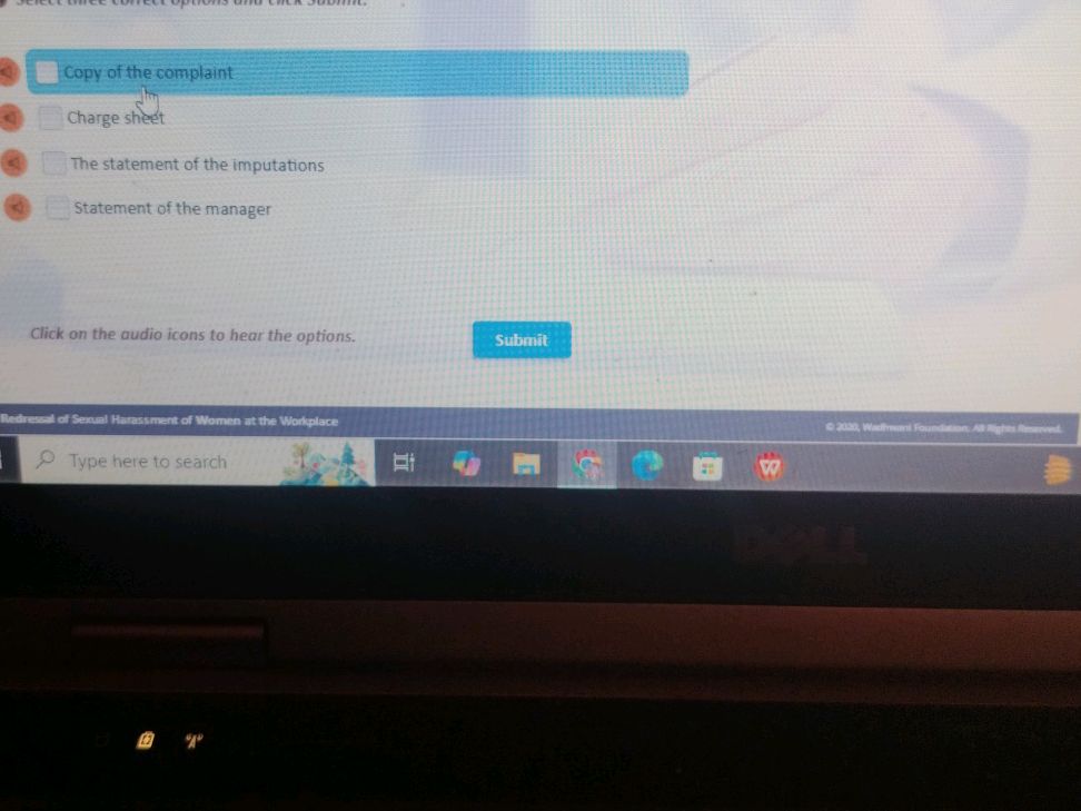 Select three correct options and click | StudyX