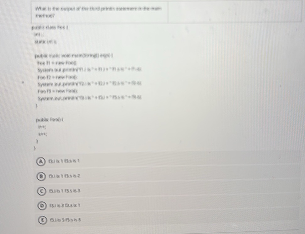 What is the output of the third printin | StudyX