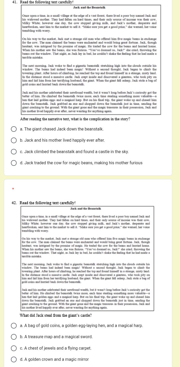 41. Read the following text carefully! | StudyX