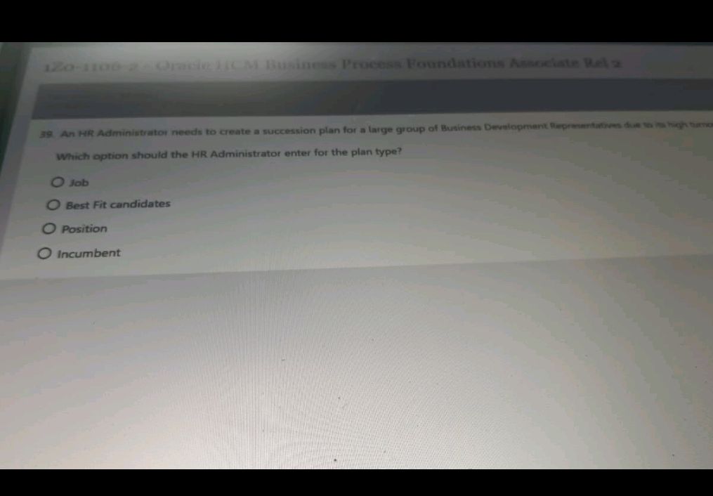 39. An HR Administrator needs to create a | StudyX