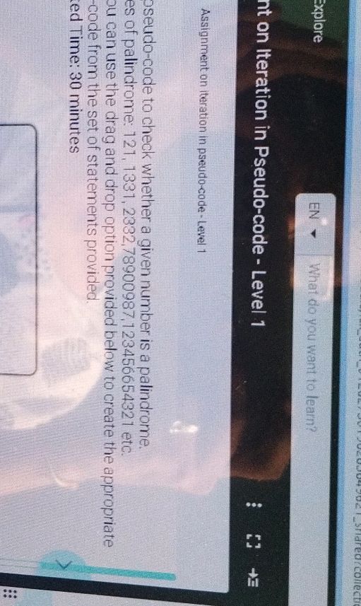 Assignment on iteration in pseudo-code - | StudyX