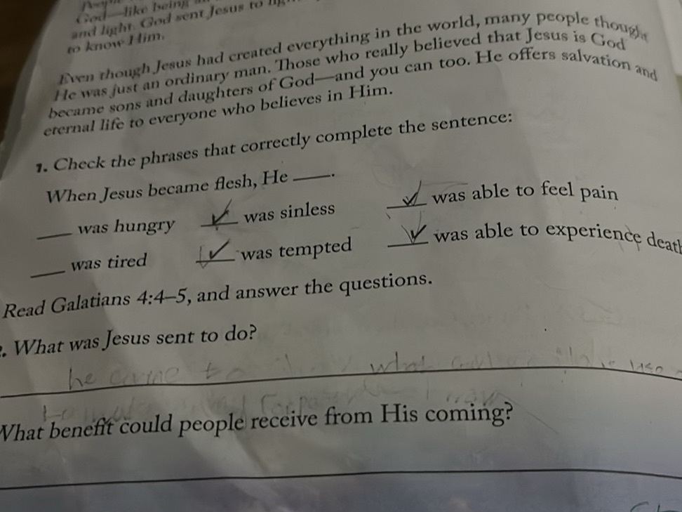 1. Check the phrases that correctly complete | StudyX