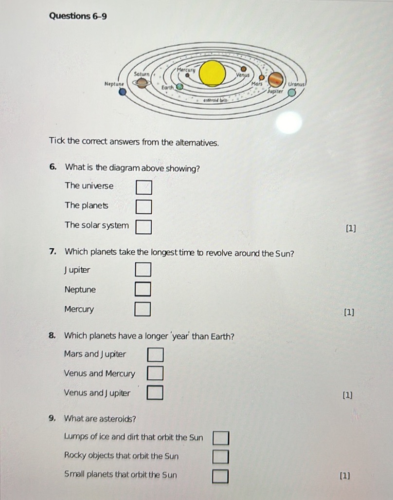 Tick the correct answers from the | StudyX