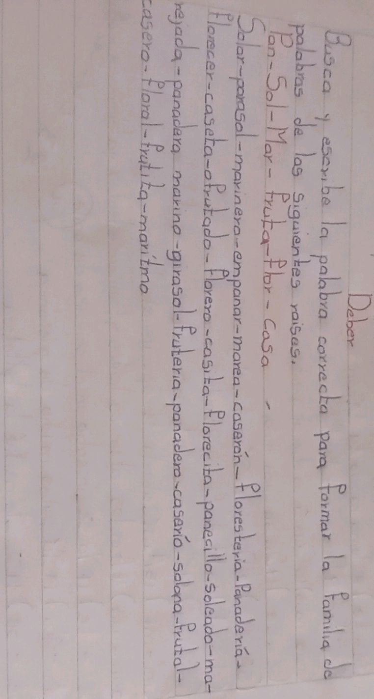 Busca y escribe la palabra correcta para | StudyX