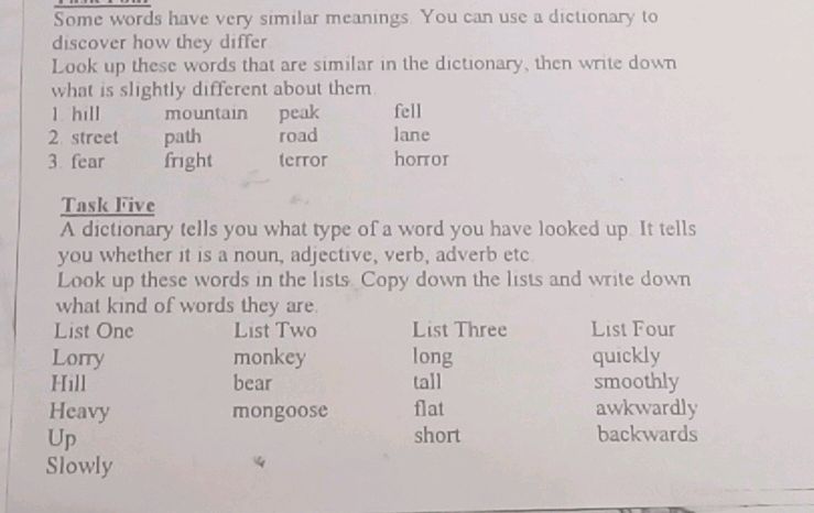 Some words have very similar meanings. You | StudyX