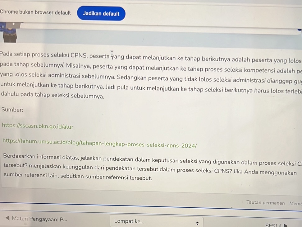 Berdasarkan informasi diatas, jelaskan | StudyX