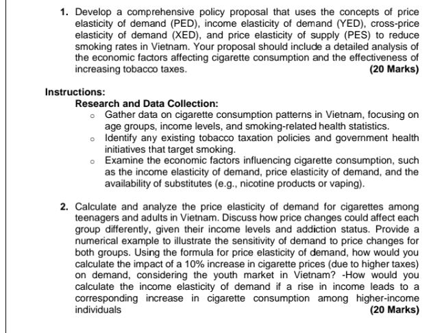 1. Develop a comprehensive policy proposal | StudyX
