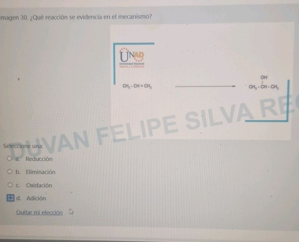 Imagen 30. ¿Qué reacción se evidencia en el | StudyX