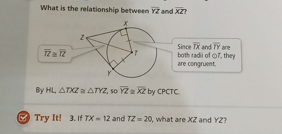 What is the relationship between $ {YZ}$ and | StudyX