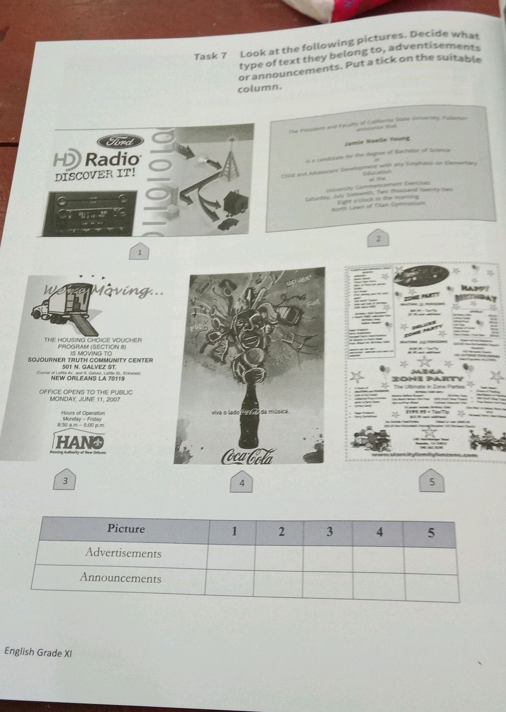 Task 7 Look at the following pictures. | StudyX