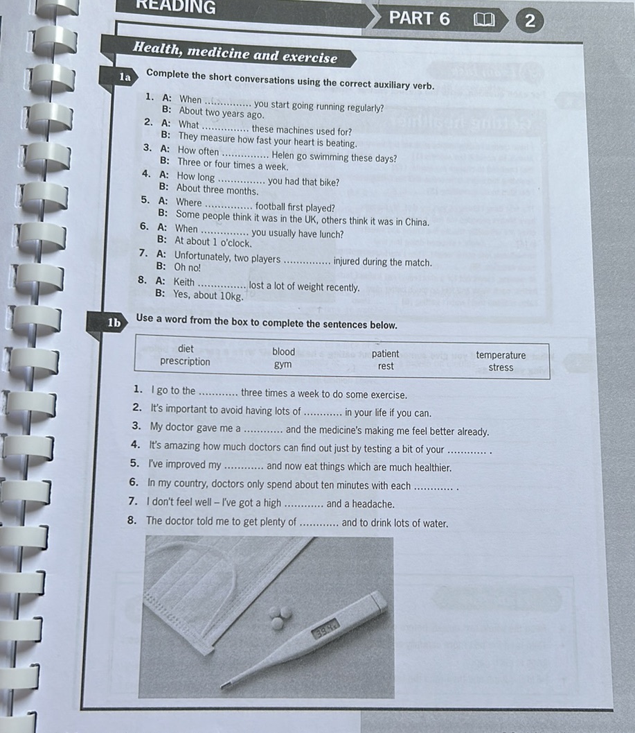 1a Complete the short conversations using | StudyX