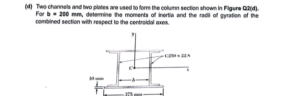 (d) Two channels and two plates are used to | StudyX