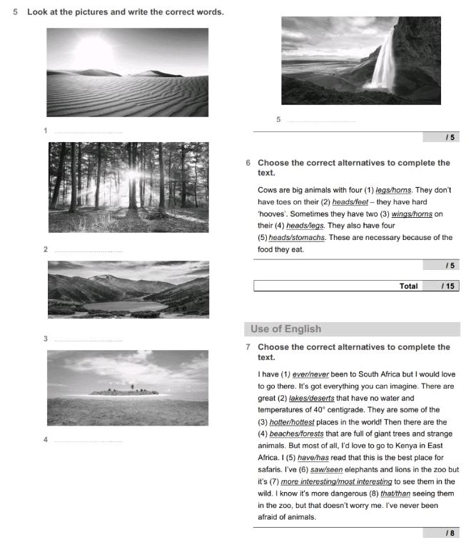 5 Look at the pictures and write the correct | StudyX