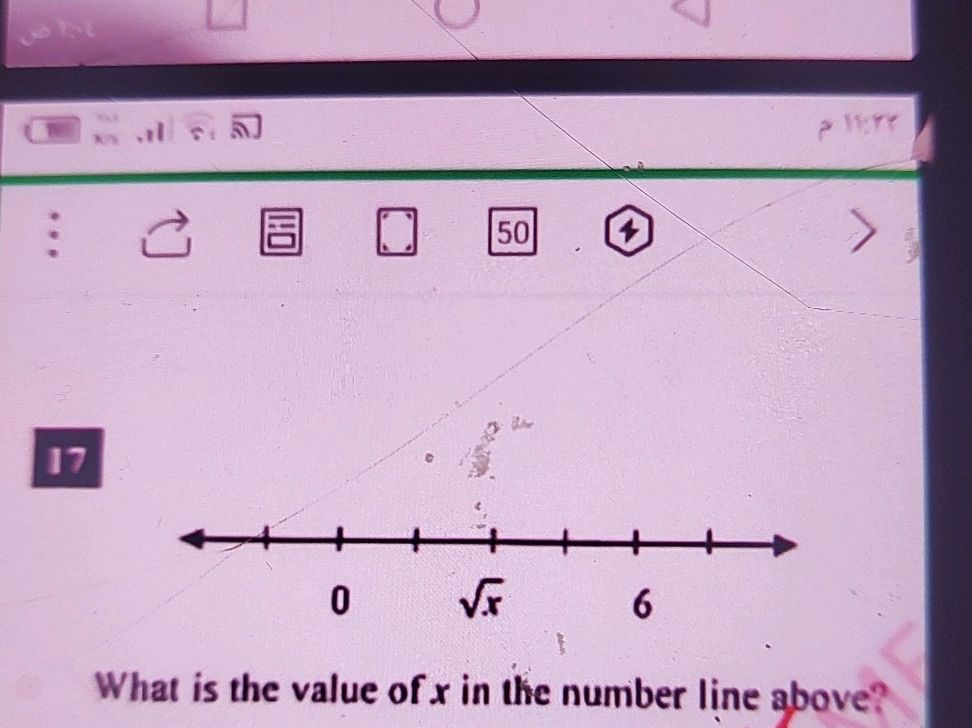 What is the value of *x* in the number line | StudyX