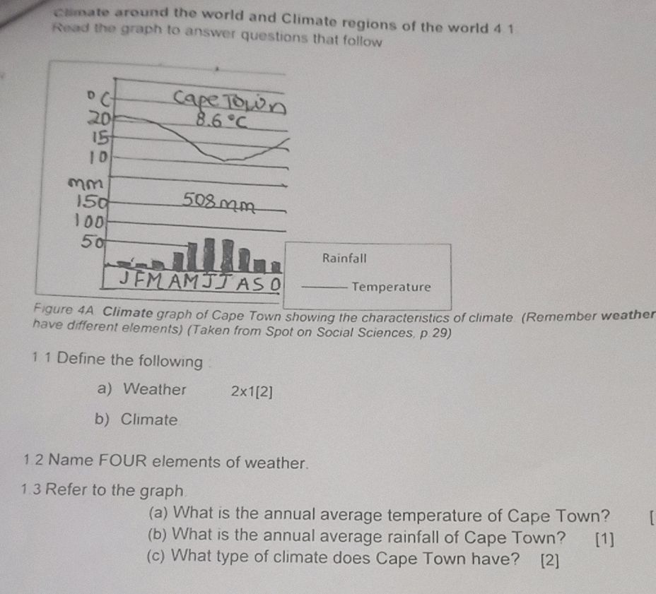 Climate around the world and Climate regions | StudyX