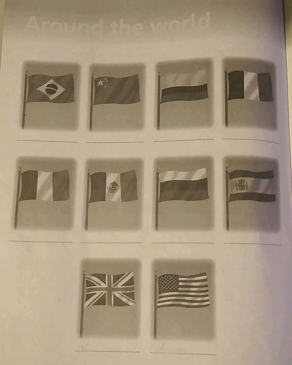The image shows flags of different | StudyX
