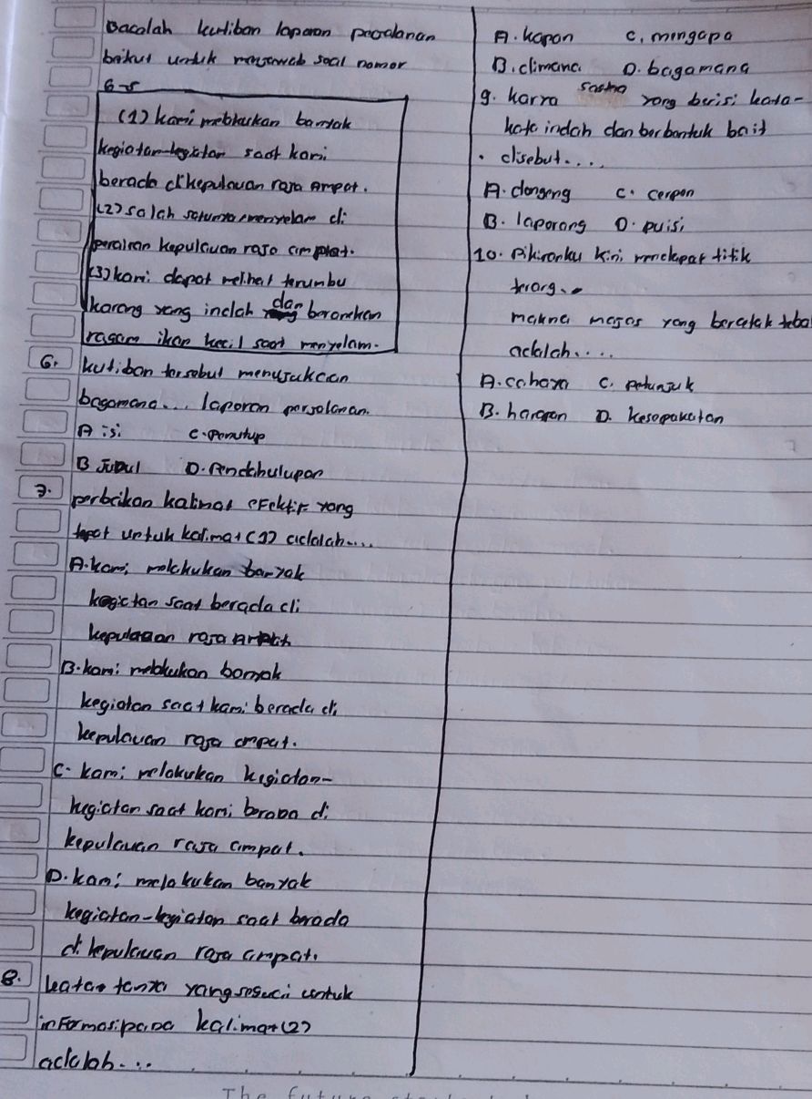 6. Kutipan tersebut menunjukkan | StudyX