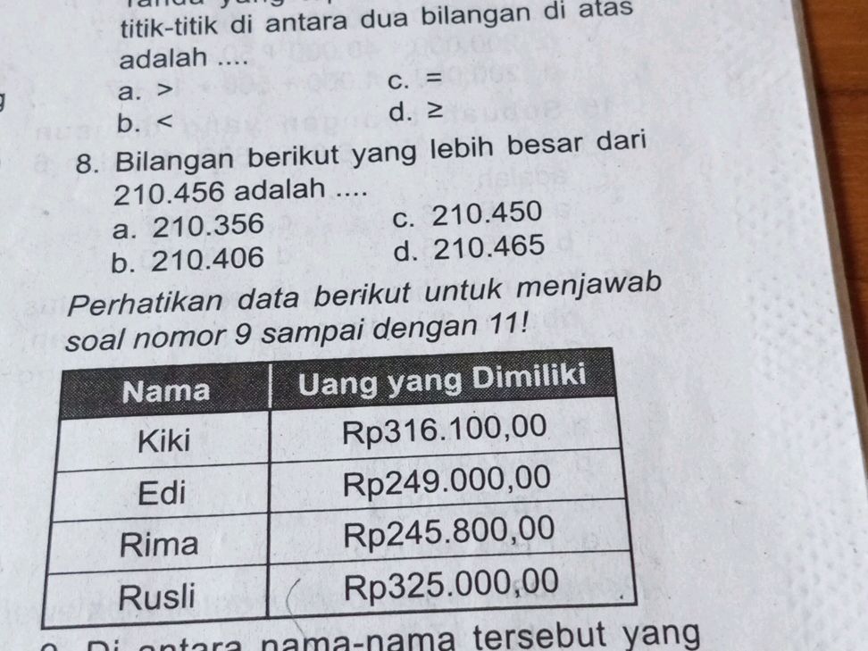 7. titik-titik di antara dua bilangan di | StudyX