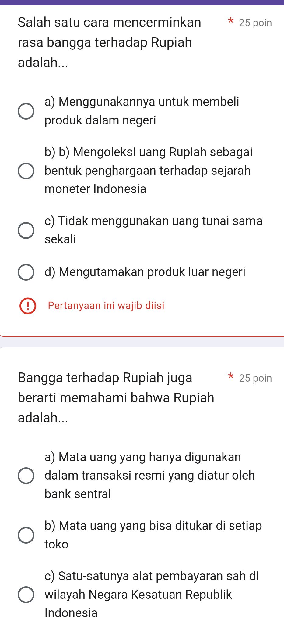 Salah satu cara mencerminkan rasa bangga | StudyX