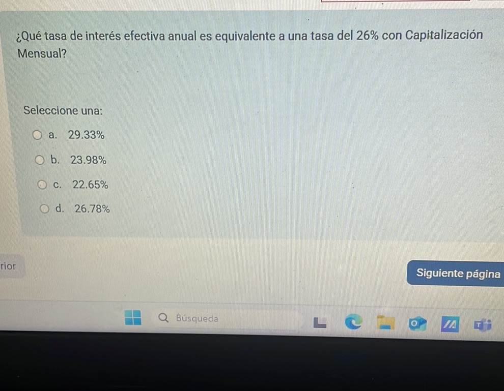 ¿Qué tasa de interés efectiva anual es | StudyX