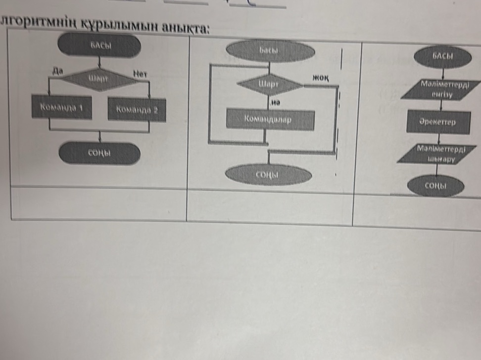 лгоритмнің құрылымын анықта: Diagrams of | StudyX