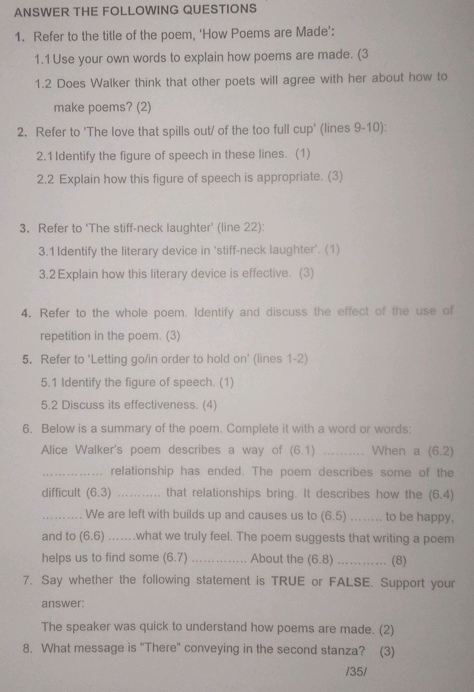 ANSWER THE FOLLOWING QUESTIONS 1. Refer to | StudyX