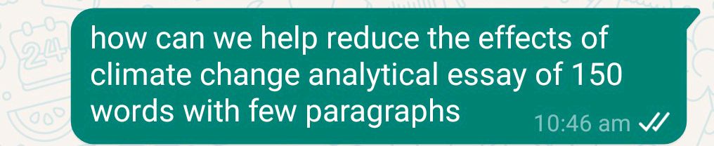 How can we help reduce the effects of | StudyX