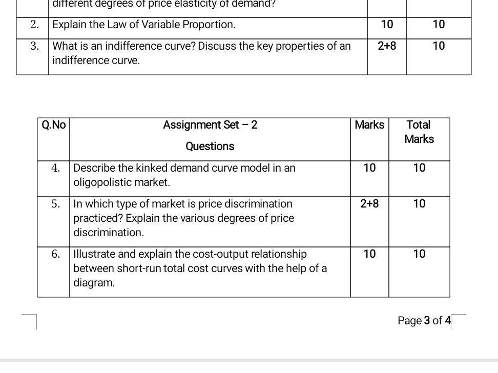 2. Explain the Law of Variable Proportion. | StudyX