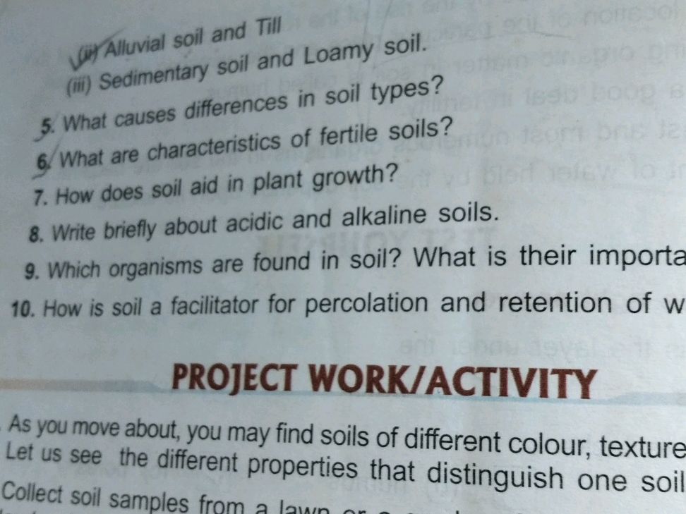 5. What causes differences in soil types? | StudyX