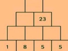 The image contains a pyramid of numbers. The | StudyX