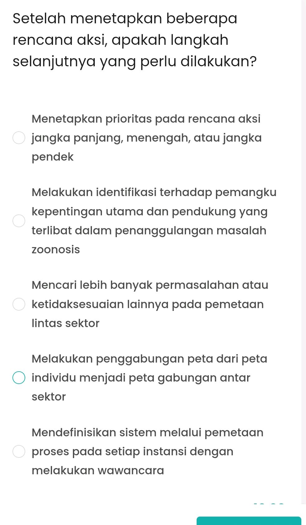 Setelah menetapkan beberapa rencana aksi, | StudyX