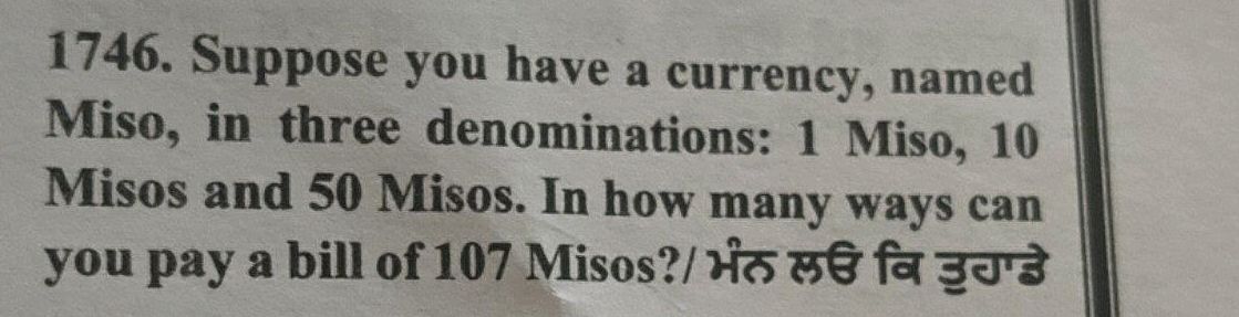 1746. Suppose you have a currency, named | StudyX