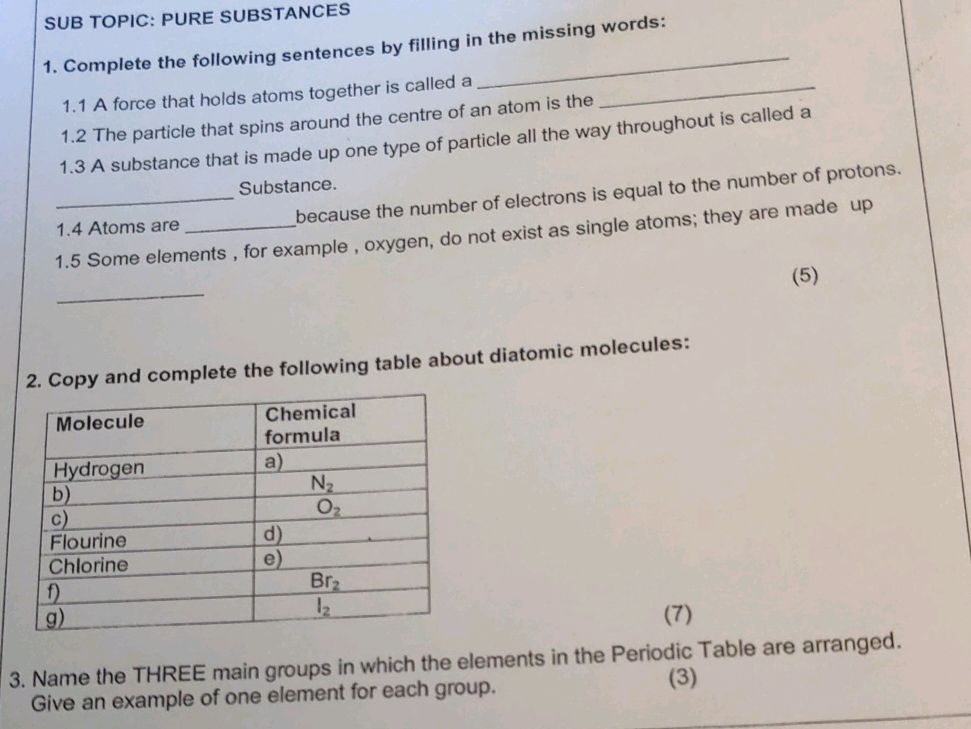1. Complete the following sentences by | StudyX