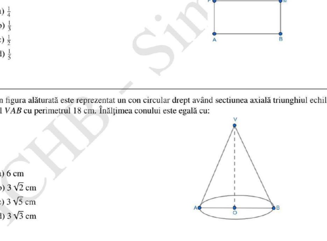 În figura alăturată este reprezentat un con | StudyX