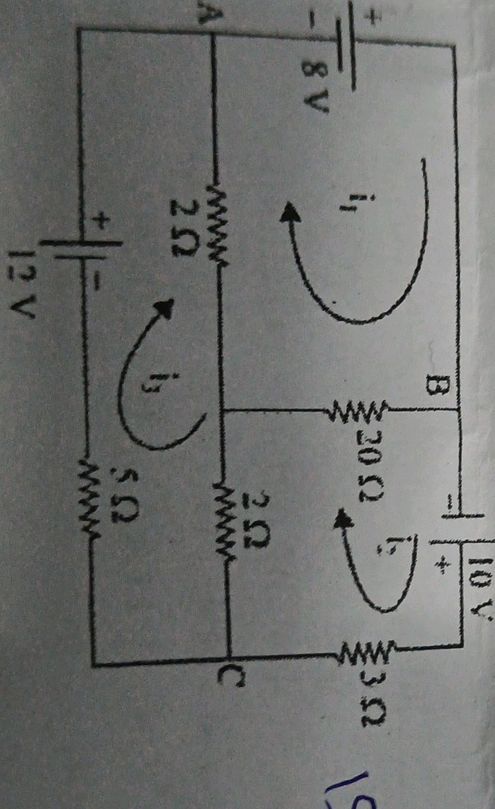 The circuit diagram shows a network of | StudyX