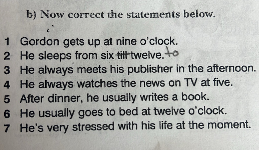 b) Now correct the statements below. 1 | StudyX