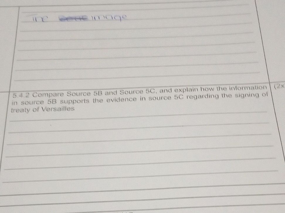 5.4.2 Compare Source 5B and Source 5C, and | StudyX