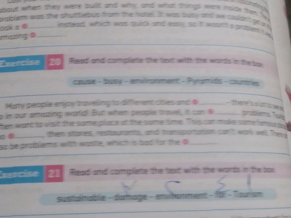 Exercise 20 Read and complete the text with | StudyX