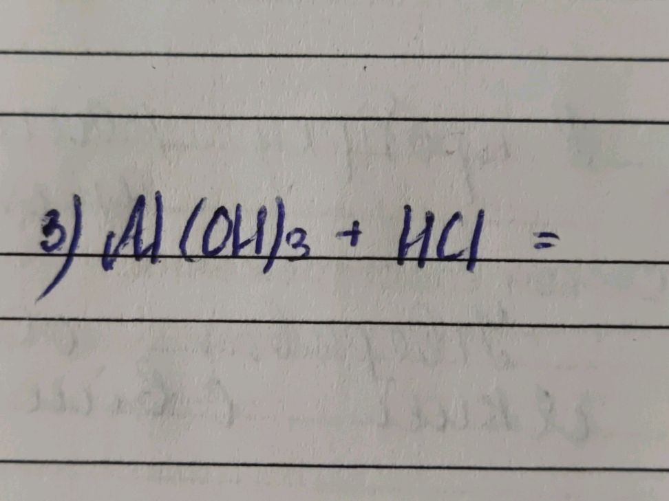 Balancing Chemical Equations: Al(OH)₃ + HCl | StudyX