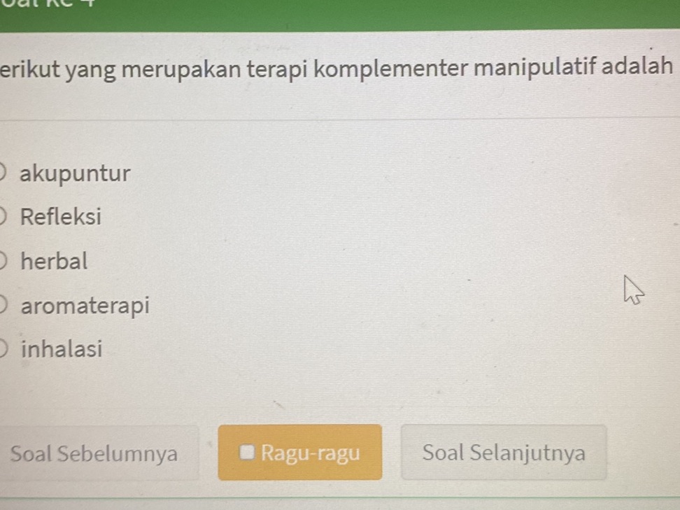 erikut yang merupakan terapi komplementer | StudyX