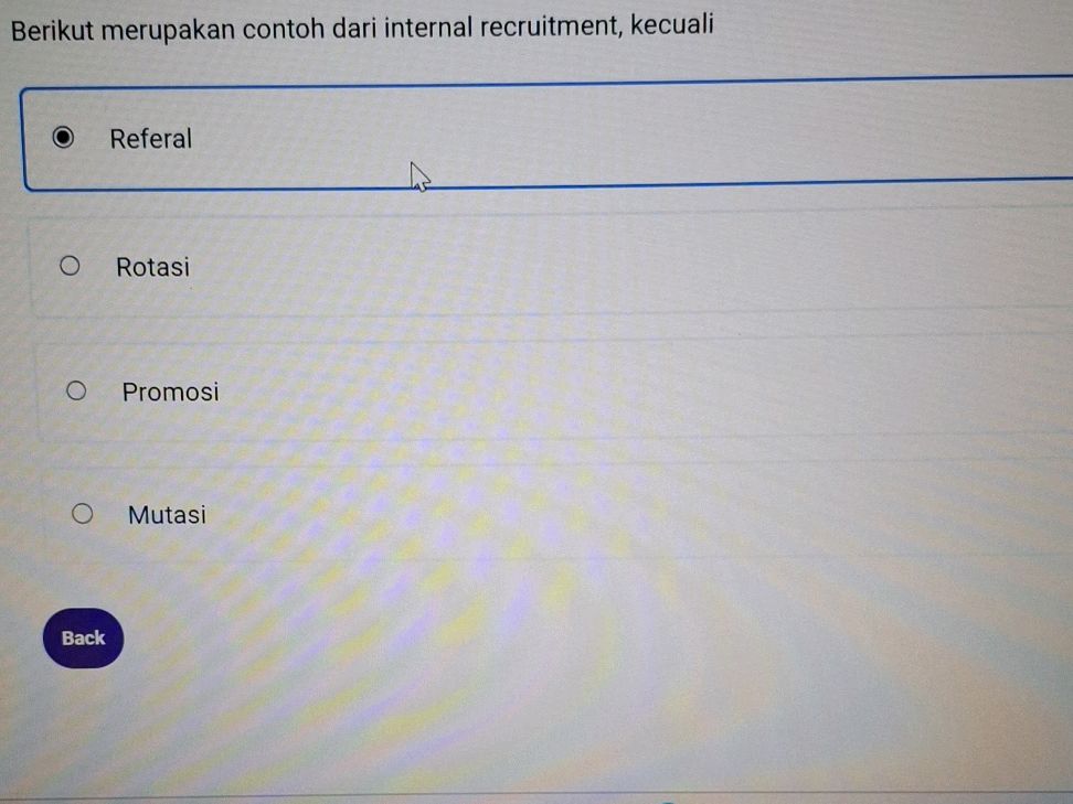 Berikut merupakan contoh dari internal | StudyX