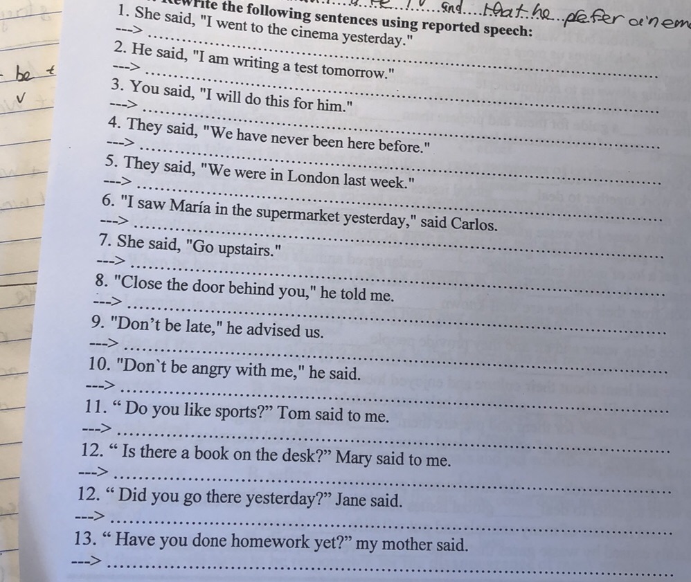 Rewrite the following sentences using | StudyX