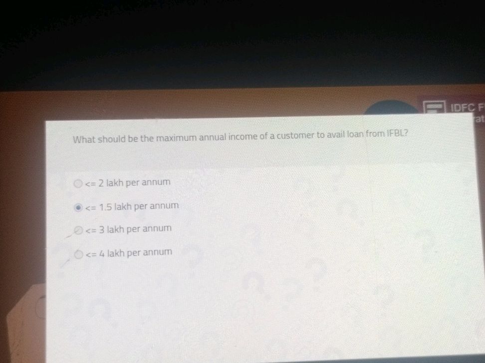 What should be the maximum annual income of | StudyX